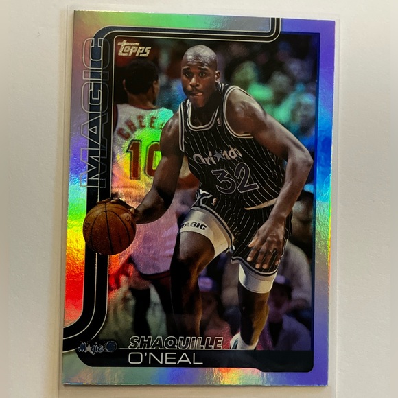 Topps | Other | Topps Nba Shaquille Oneal Magic Holo Card 26 202526 ...